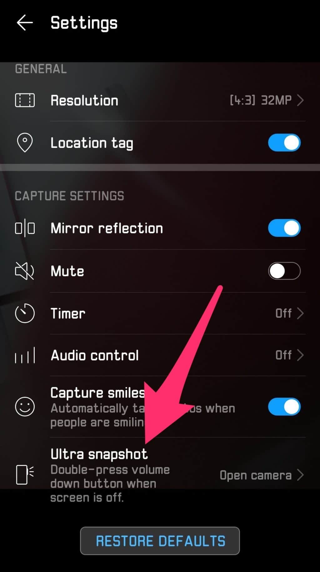 Huawei P30 Pro Tips And Tricks: Quickly Open Camera App