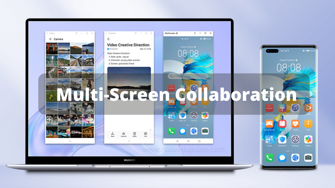Multi-screen Collaboration: Open three windows in your laptop - HU