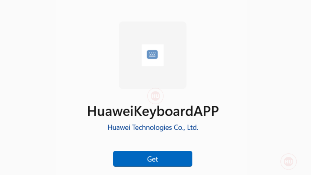 HuaweiKeyboardAPP listed on the Windows store - HU
